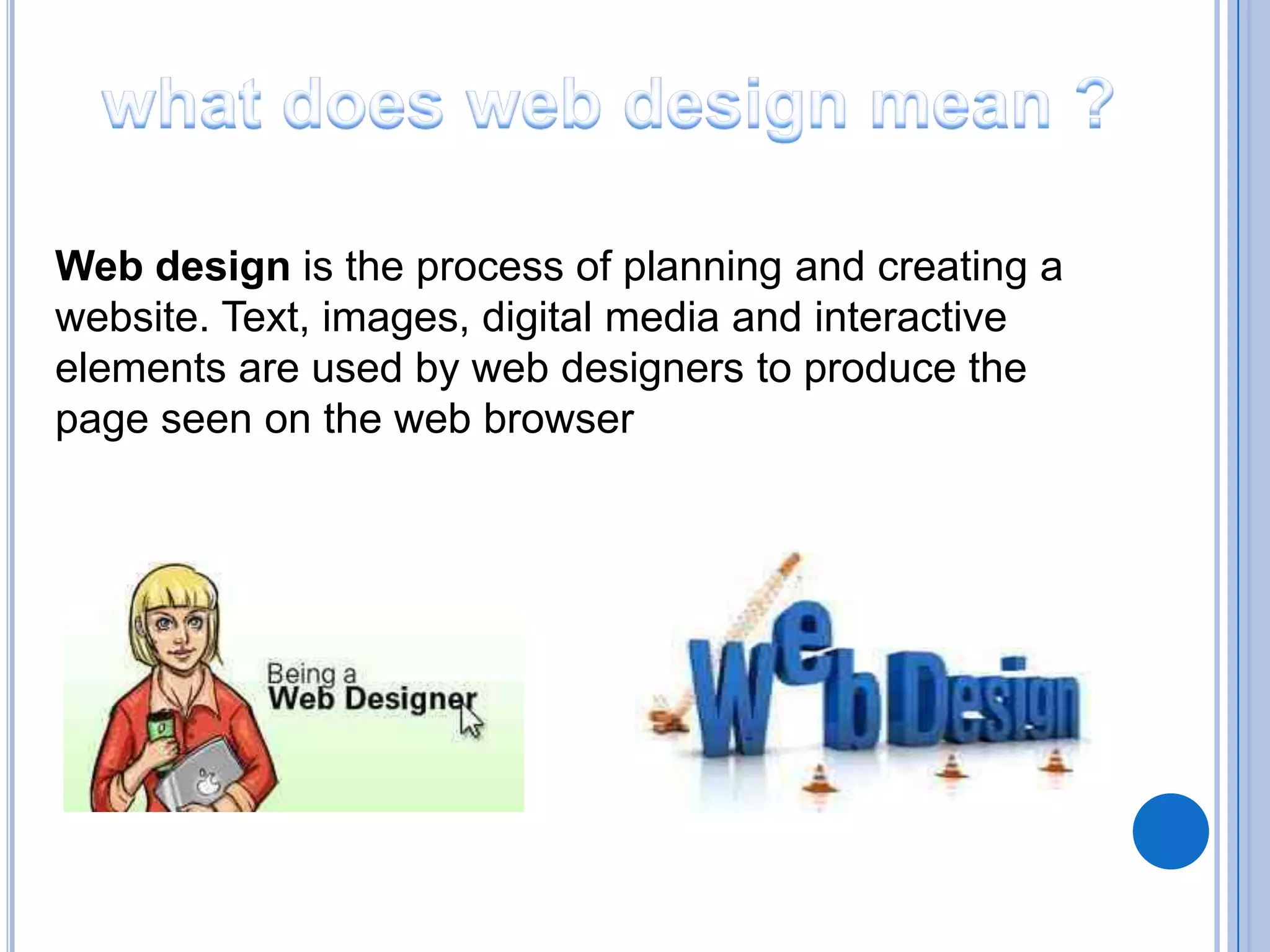 Web designer | PPT
