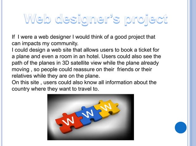 Web designer | PPT