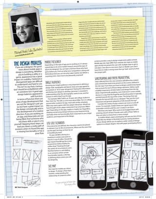 Mobile GUI Design - Web Designer Magazine Article | PDF