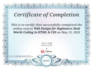 Web design for beginners: Real world coding in HTML & CSS | PDF | Web ...