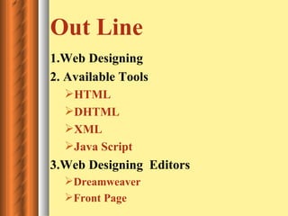 Web Designing | PPT | Web Design and HTML | Internet