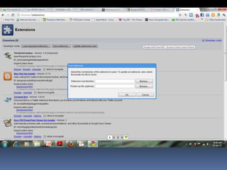 CMS & Chrome Extension Development | PPTX | Web Development | Internet