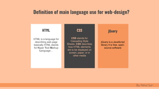 Web Designing Presentation | PDF