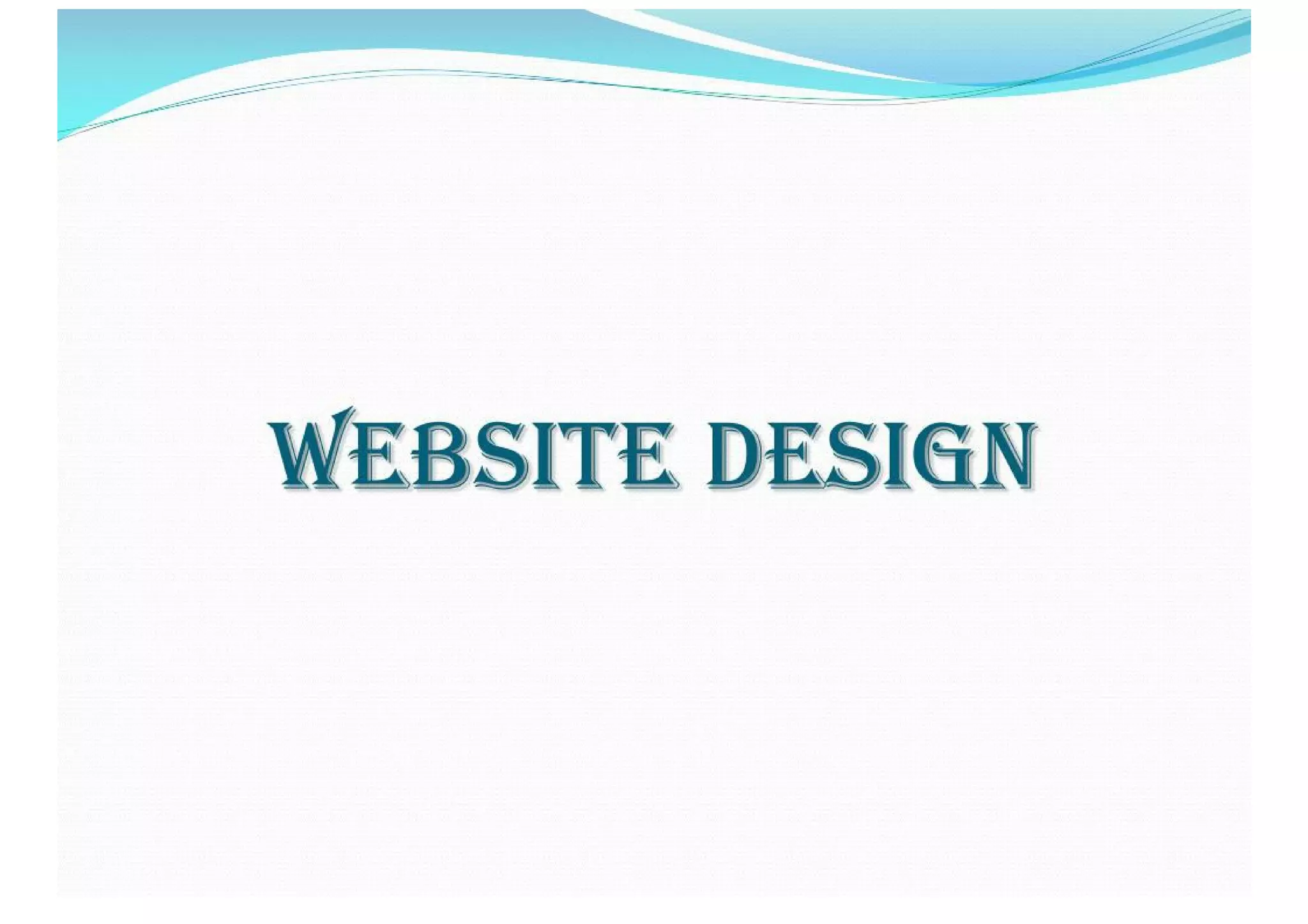 Web Designing | PPT