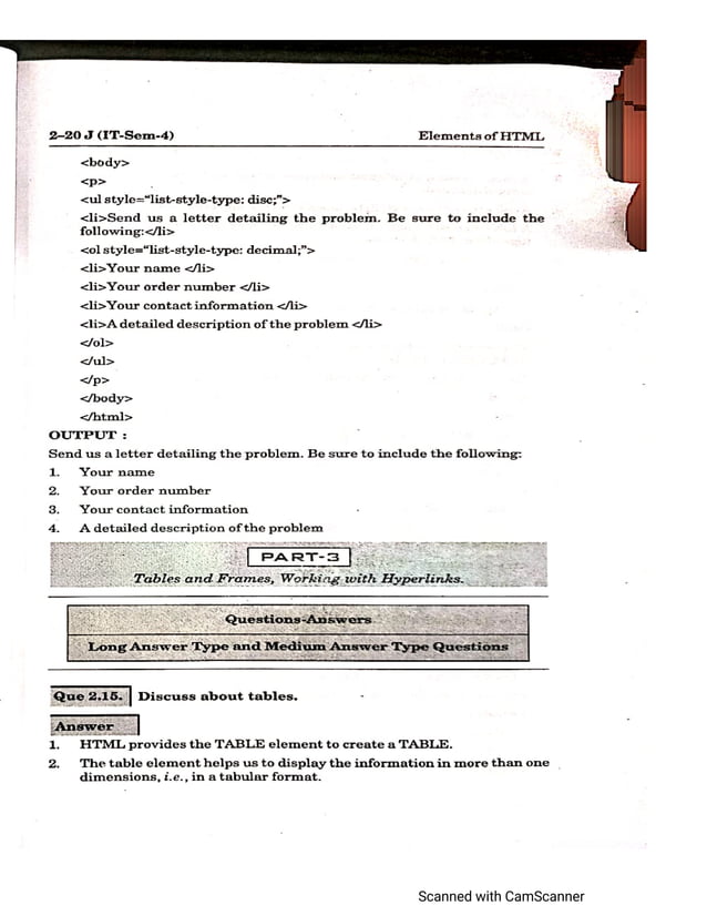 Web Designing aktu engineering electronics | PDF