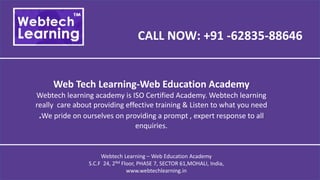 Web designing Course in Mohali | PPT
