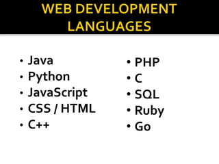 Web designing and development | PPTX