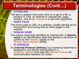 Web designing and publishing computer studies theory lesson | PPT