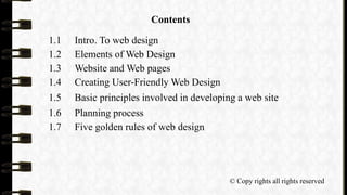 Web designing chapter 01 | PDF