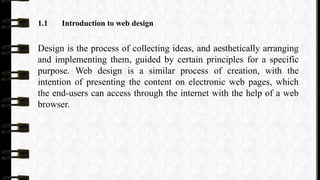 Web designing chapter 01 | PDF