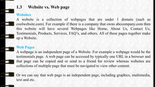 Web designing chapter 01 | PDF