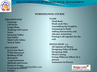 Webdesigning course | PDF | Web Design and HTML | Internet