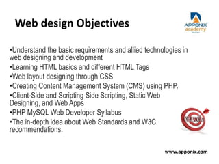 Web designing course in bhopal | PPT