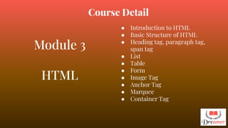 Web designing course in faridabad brochure | PPT