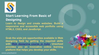 Web Designing Course in India | PPTX | Web Development | Internet