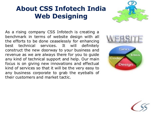 Web designing & development at css infotech india