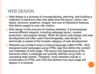 Web designing final ppt | PPTX
