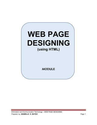 WEB DESIGNING MODULE | DOCX