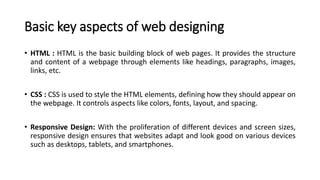 Complete web designing course in chandigarh | PPT