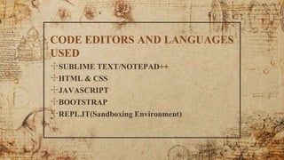 IRA COLLECTORS (Collectibles Website)(Web designing project) | PPT