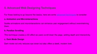 Web Designing_ The Ultimate Guide to Crafting Exceptional Websites.pptx