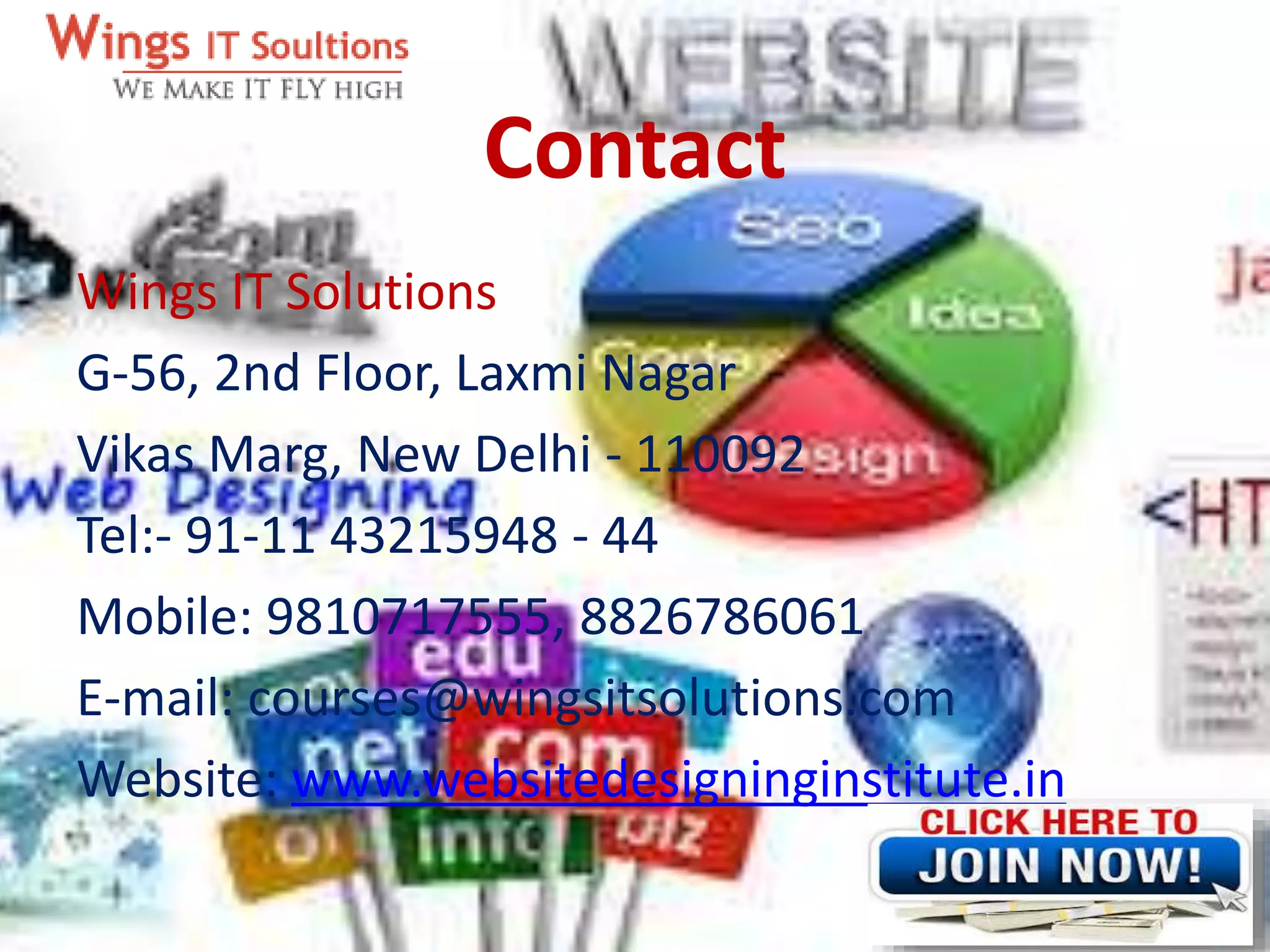 Web Designing Training Institute Graphic Design Course in Laxmi Nagar ...