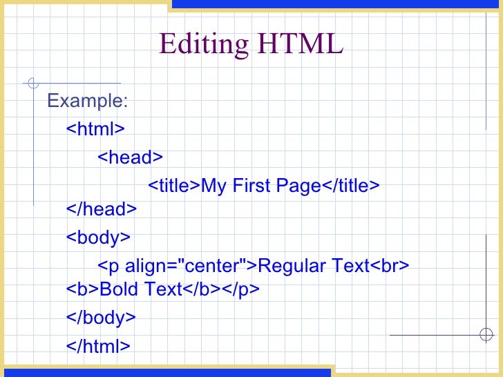 Web designing using html