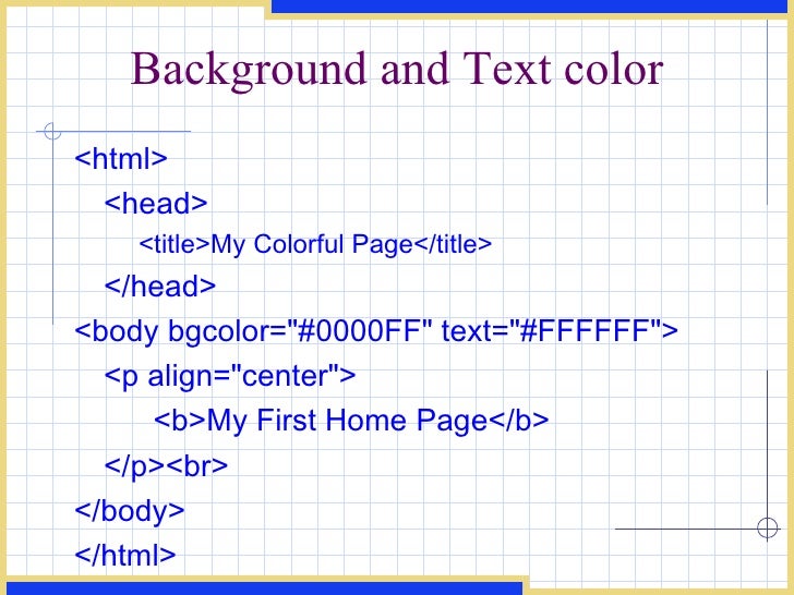 Web designing using html