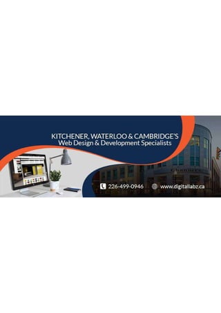 Web Design Kitchener - Development and SEO Services | PDF | Web ...