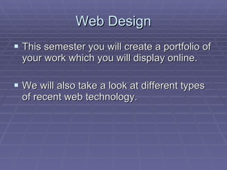 Web Design Lesson 1 | PPT