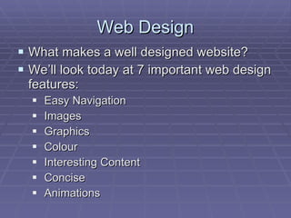 Web Design Lesson 1 | PPT