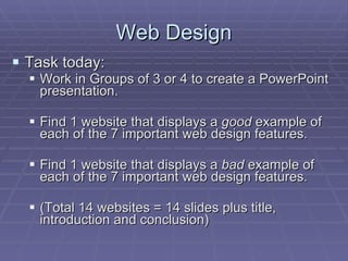 Lesson 1 - Web Design | PPT