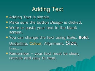 Web Design Lesson 2 | PPT