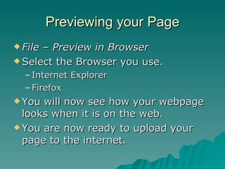 Web Design Lesson 2 | PPT