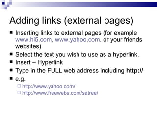 Web Design Lesson 3 | PPT