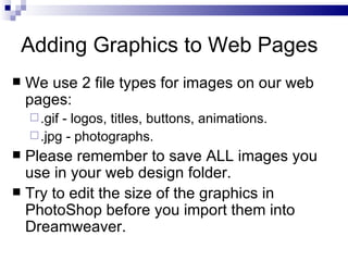Web Design Lesson 3 | PPT