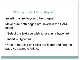 Web Design - Lesson 3 | PPT