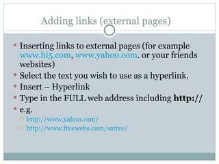 Web Design - Lesson 3 | PPT