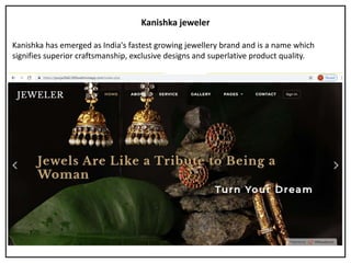 Kanishka Jeweler | PPTX