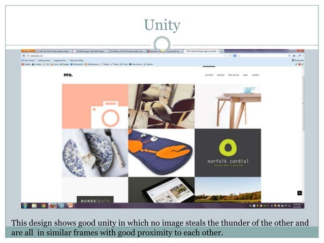 Websites Using Design Principles | PPT