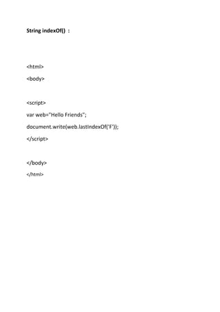 WEB DESIGN PRACTICLE bca | PDF