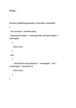 YASH HTML CODES | DOCX