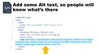 Web Design Basics for Kids: HTML & CSS | PPTX