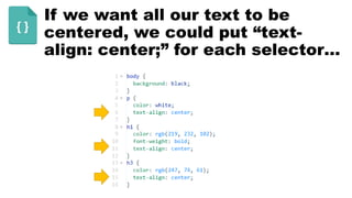 Web Design Basics for Kids: HTML & CSS | PPTX