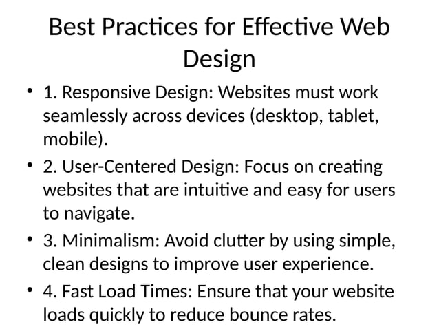 Mastering Web Design: Essential Principles and Practices | PPTX
