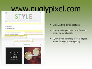 Web design principles | PPT