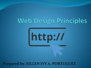 Web design principles | PPT
