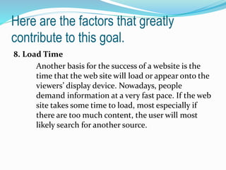 Web design principles | PPT