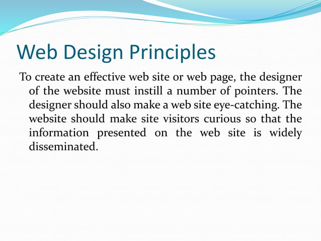 Web design principles | PPT