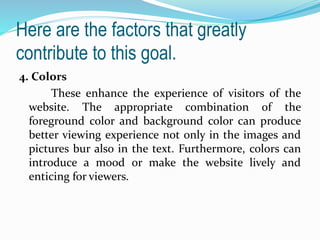 Web design principles | PPT